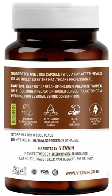 VITAWIN FLAX SEED For Healthy Heart, Immunity & Joint Support - 60 ...