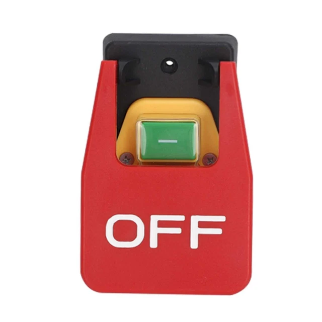 INDUSTRIAL GRADE EMERGENCY Stop Push Button Switch with Weatherproof ...