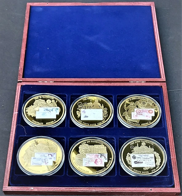 PURE 24CT GOLD Plated Proof Supersized ‘British Banknotes ...