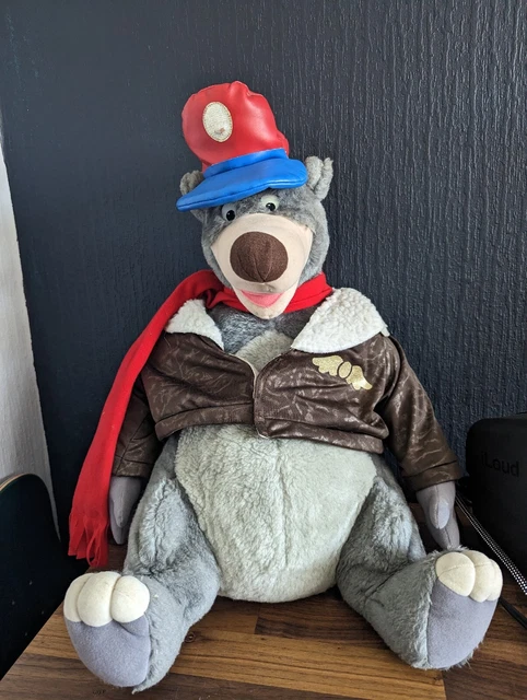 CAPTAIN BALOO LARGE Plush 1992 Playmates Talespin Vintage Plush Rare ...