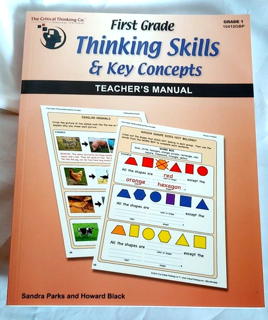 FIRST GRADE THINKING SKILLS & KEY CONCEPTS: TEACHER'S MANUAL By Sandra ...