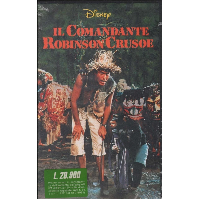 IL COMANDANTE ROBIN Crusoe VHS Byron Paul Univideo - VS4340 Sigillato EUR 40,00 - PicClick IT