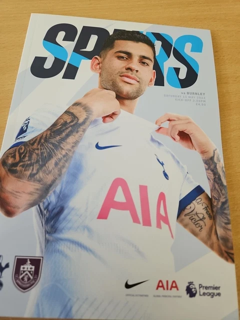 OFFICIAL TOTTENHAM SPURS Programme: Burnley 11 May 2024 £9.50 - PicClick UK
