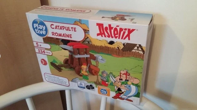 NEUF/NEW BRIQUES PLAYTIVE LIDL ASTERIX/ Catapulte romaine/Roman ...