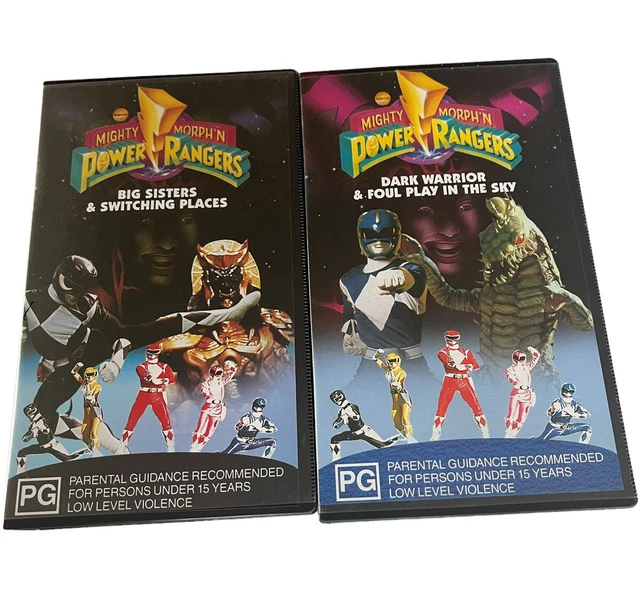 MIGHTY MORPHIN MORPH’N Power Rangers #4 & #8 VHS Video Lot Vintage VGC ...