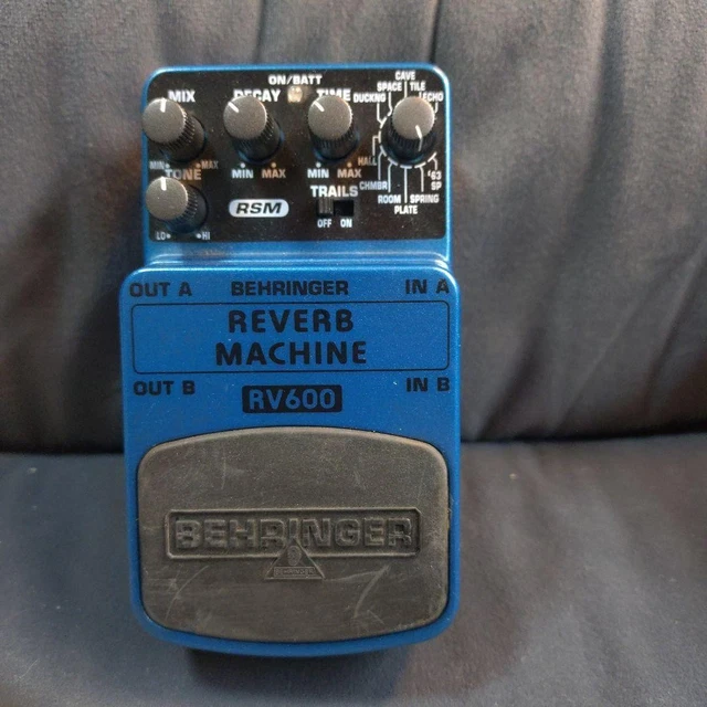 BEHRINGER RV600 REVERB Machine Stereo Digital Guitar Effect Pedal $138. ...
