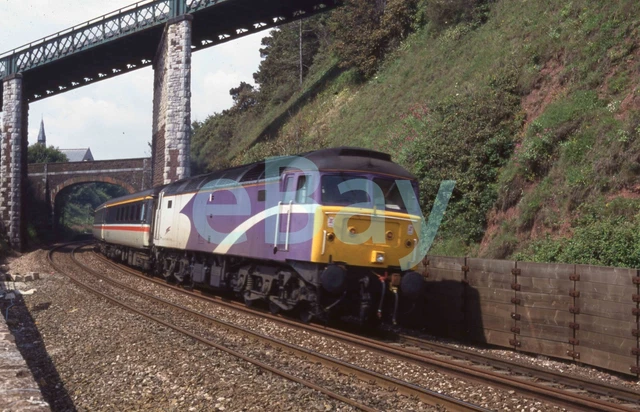 ORIGINAL 35MM RAILWAY Slide Class 47 47807 @ Teignmouth with Copyright ...