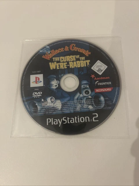 WALLACE & GROMIT The Curse Of The We’re Rabbit - PlayStation 2 PS2 Disc ...