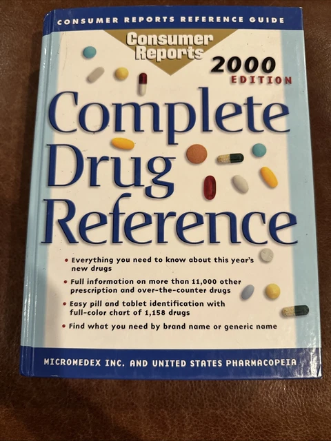 COMPLETE DRUG REFERENCE, 2000 by U. S. Pharmacopeia Staff £6.96 ...