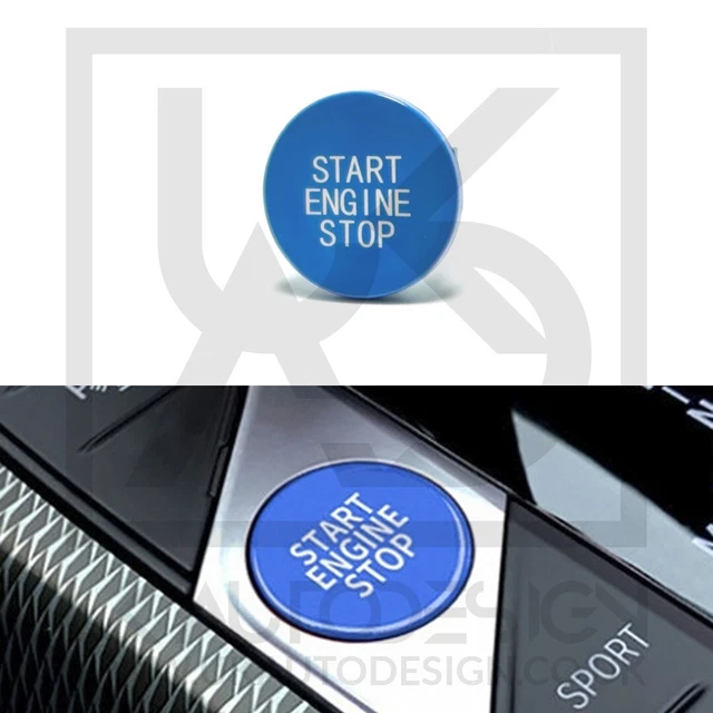 BMW M2/M3/M4/M8 BLUE Engine Start-Stop Button (G87/G80/G81/G82/G83/F91 ...