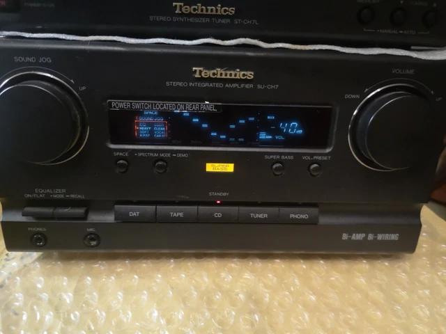 TECHNICS SU-CH7 STEREO Integrated Amplifier FROM Technics SL-CH7 RS-CH7 ...