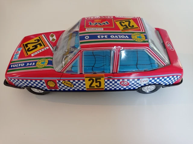 AUTO LATTA E Plastica Vintage Marca Paya Modello Volvo 343 Rally EUR 14 ...