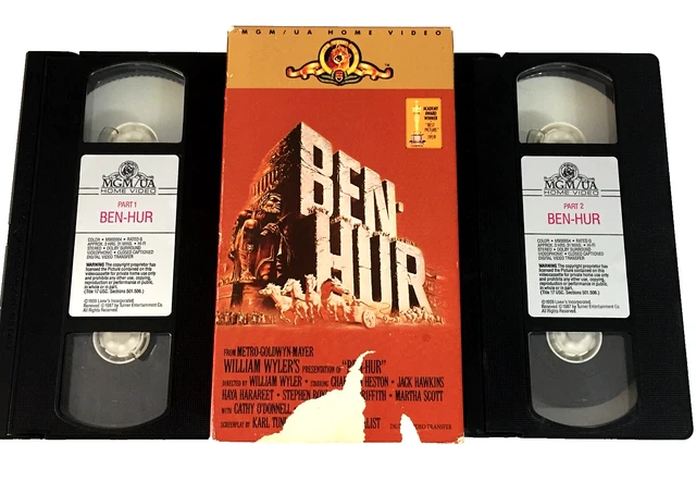 BEN HUR 2 VHS tape Set Ships Free Same Day With Tracking £8.90 ...