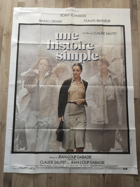 AFFICHE ORIGINALE DE cinéma - Une histoire simple - 120x160 cm EUR 15,00 - PicClick FR