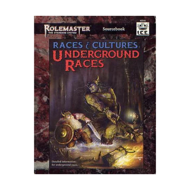 ICE ROLEMASTER 3ª Edizione Razze Sotterranee EX EUR 98,61 - PicClick IT