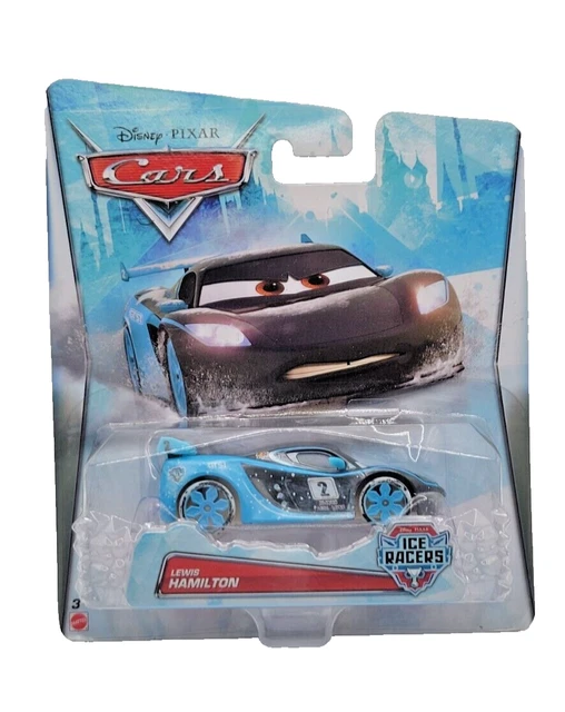DISNEY PIXAR CARS Lewis Hamilton Ice Racers Diecast 2014 Mattel $19.99 ...
