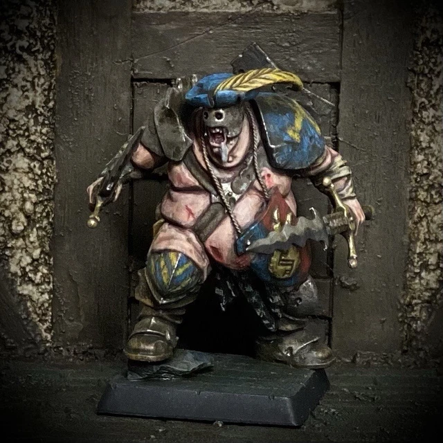 CUSTOM MORDHEIM OGRE Bodyguard Warhammer Fantasy Battles AoS WHFB Age ...