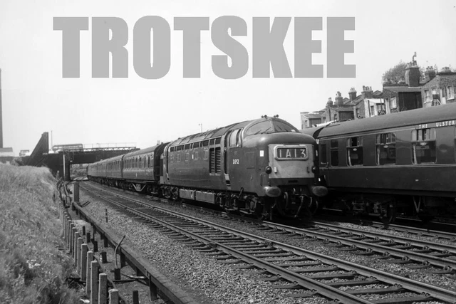 LARGER NEGATIVE BR British Railways Diesel Loco DP2 Euston 1960s ...