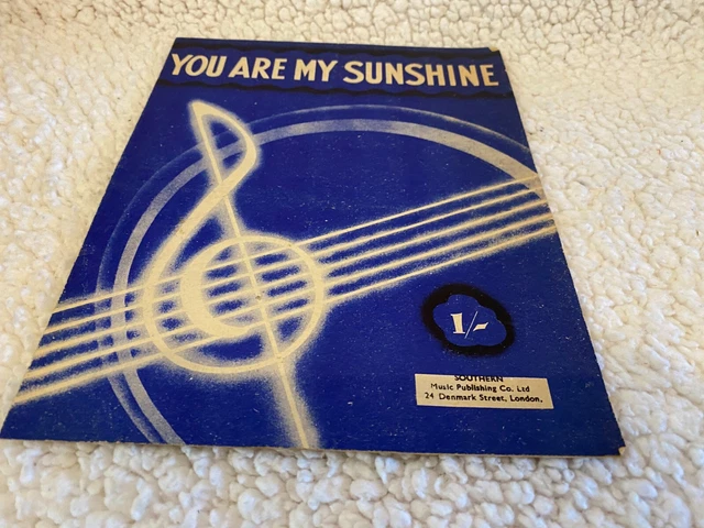 SPARTITI. YOU ARE My Sunshine. Charles Mitchell. Jimmie Davis EUR 11,06 - PicClick IT