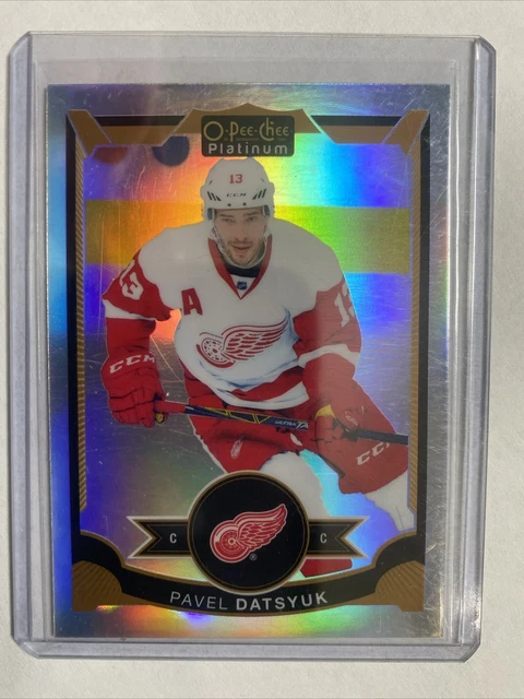 15/16 OPC PLATINUM Detroit Red Wings Pavel Datsyuk Rainbow Foil Card ...