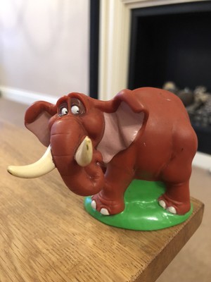 VERY RARE 90’S TANTOR ELEPHANT ROBINSONS DISNEY’S TARZAN VINTAGE TOY £6 ...