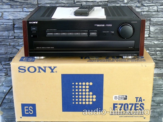 SONY VERSTÄRKER ** TA-F 707 ES ** Esprit Serie Revidiert, Fernb ...
