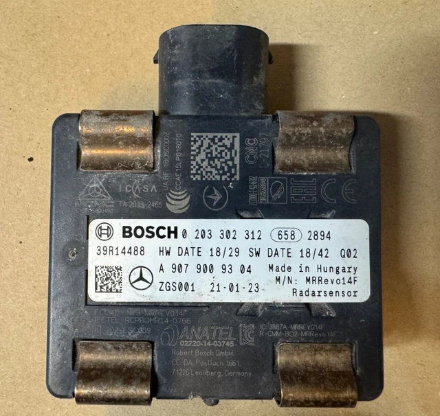 MERCEDES BENZ SPRINTER W907 2018-24 Front Distronic Radar Sensor ...