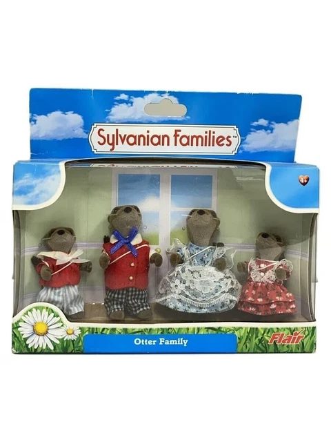 SYLVANIAN FAMILIES VANDYKE Otter Family Calico Critters Baby epoch Box ...