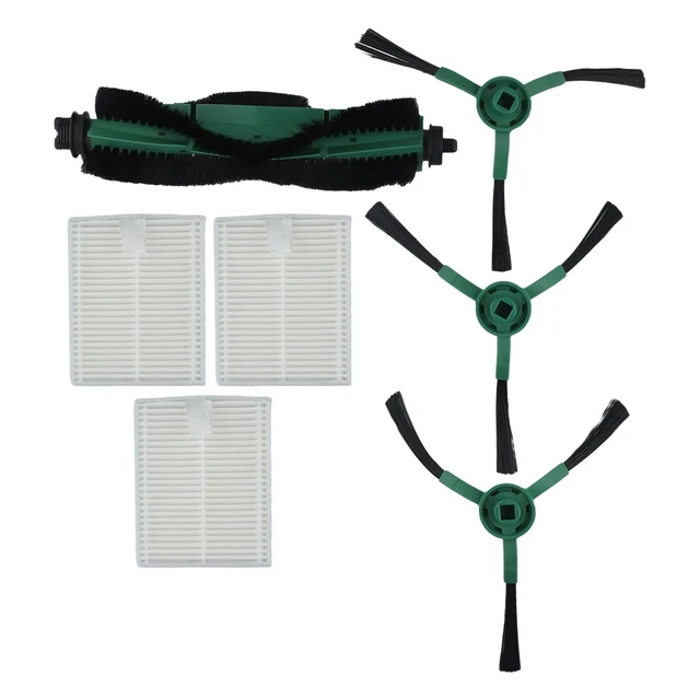 ROBOT VACUUM PARTS Main Side Brush Kit Efficient Side Brush Hygienic ...