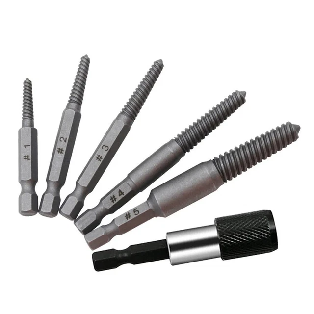 HEX HEX SCREW Extractor Damaged Drill Bit Extractor Broken Hand Tool ...