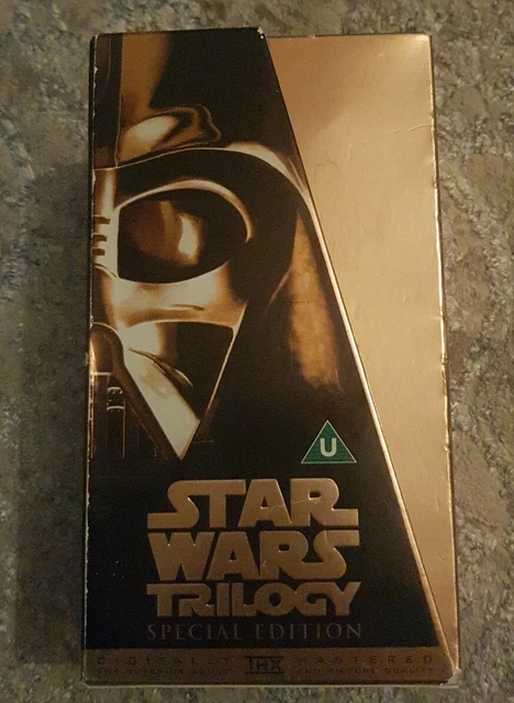 STAR WARS TRILOGY - Special Edition - Gold Box Set (VHS) £4.99 ...