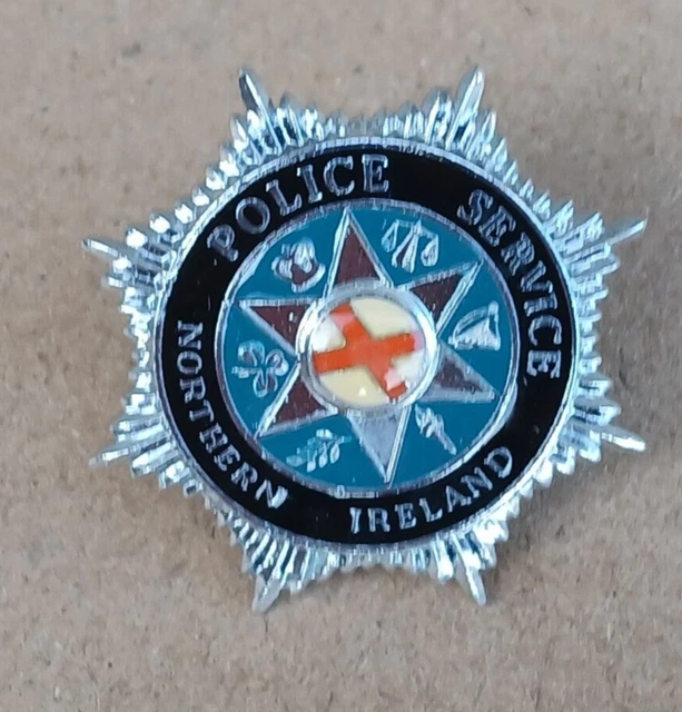 METAL ENAMEL PSNI Lapel Badge Police Service Northern Ireland Pin VGC £ ...