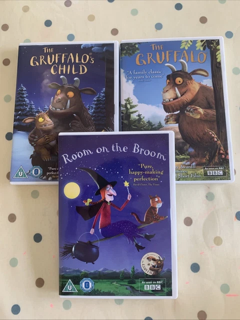 3 JULIA DONALDSON BBC DVD Bundle The Gruffalo Gruffalo’s Child Room On ...