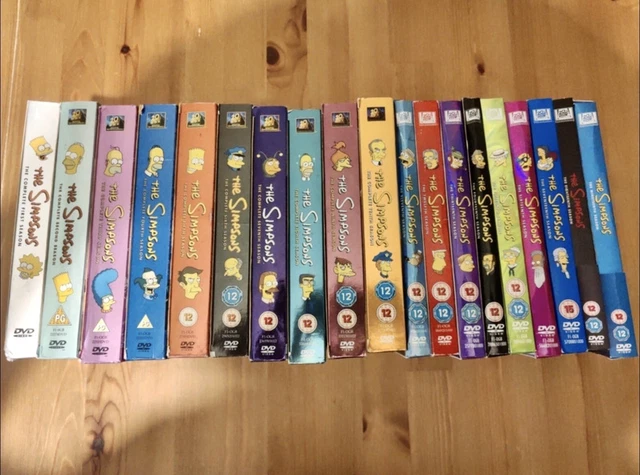 THE SIMPSONS DVD collection season 1 - 19 Plus Movie £140.00 - PicClick UK