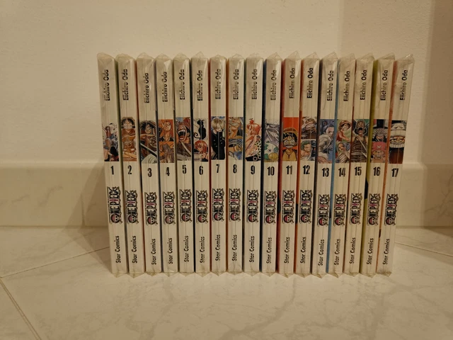 ONE PIECE MANGA 1-17 Eiichiro Oda edizione bianca Star Comics EUR 30,00 ...