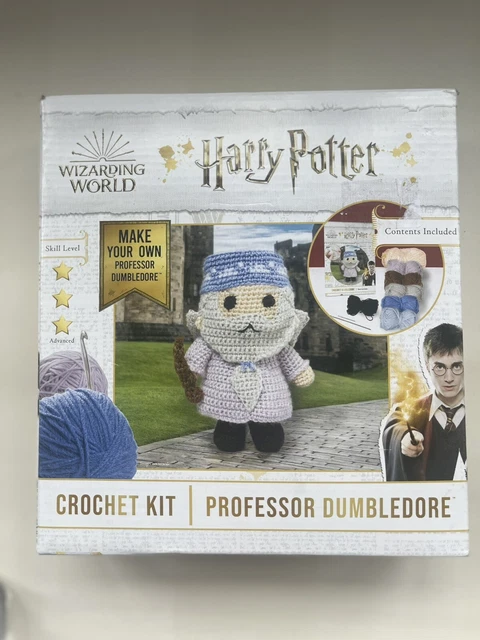 HARRY POTTER PROFESSOR Dumbledore Crochet Kit Wizarding World New ...