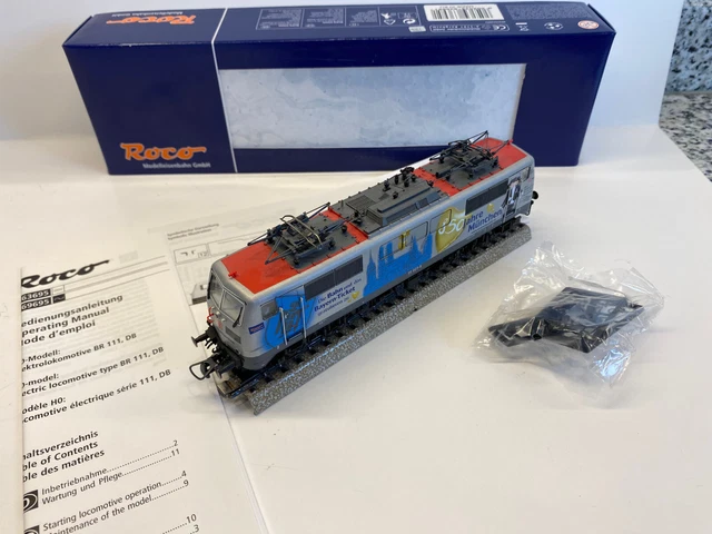 ROCO H0 63695 DB Regio-Lok BR 111 027-9 digital Decoder 2-L Gleichstrom ...