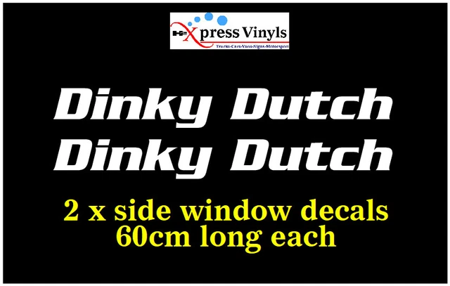 DAF &DINKY DUTCH& truck cab window decals x 2. DAF LF CF XF truck ...