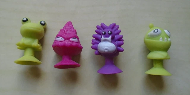 4 STIKEEZ STICKEEZ Stickies Lidl mit Saugnapf Sammeln Sammelfiguren EUR ...