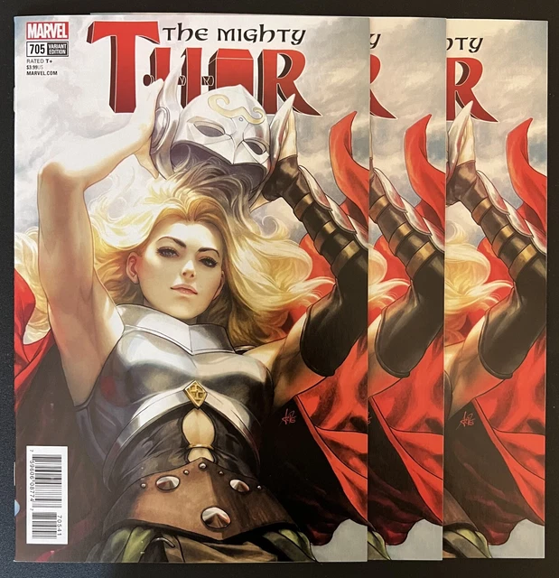 MARVEL COMICS THE Mighty Thor #705 Jane Foster Lady Thor Artgerm ...