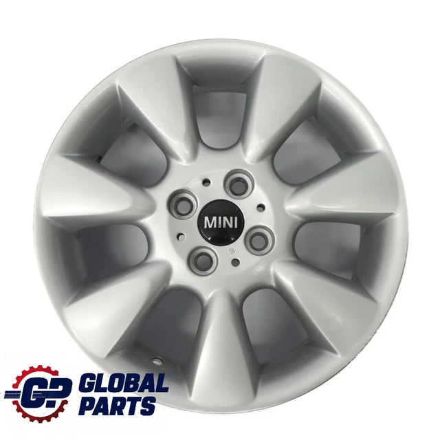 MINI COOPER R50 R52 R53 Silver Wheel Alloy Rim 16" 6,5J ET:48 7-Spoke ...