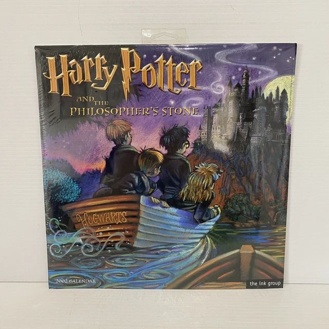 HARRY POTTER PHILOSOPHERS Stone Official 2002 Wall Calendar 12 Month ...