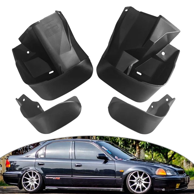 SPLASH GUARD FRONT Rear 1996-98 For Honda Civic EK Coupe Sedan Mud Flap ...