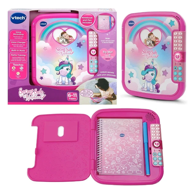 VTECH SECRET SAFE Notebook Electronic Educational Diary Journal ...