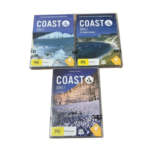COAST SERIES 1-3 Great Britain Series Countryside Documentary Region ...