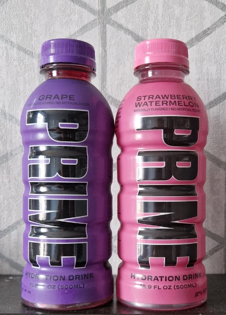 PRIME HYDRATION ENERGY Drink 1x Grape &1x Strawberry and Watermelon £17 ...