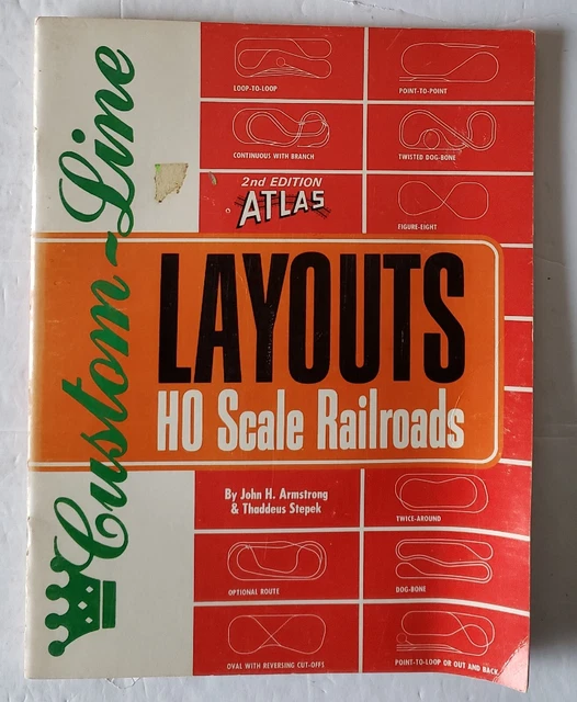 ATLAS LAYOUTS HO Scale Railroads Model Railway Scale Train Track 2nd Ed ...