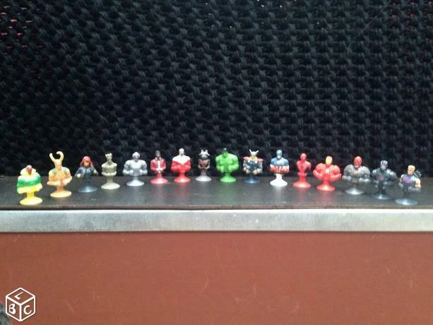 SERIE COMPLETE DES 16 Micropopz Marvel Super Heros Neuf Carrefour 2016 ...