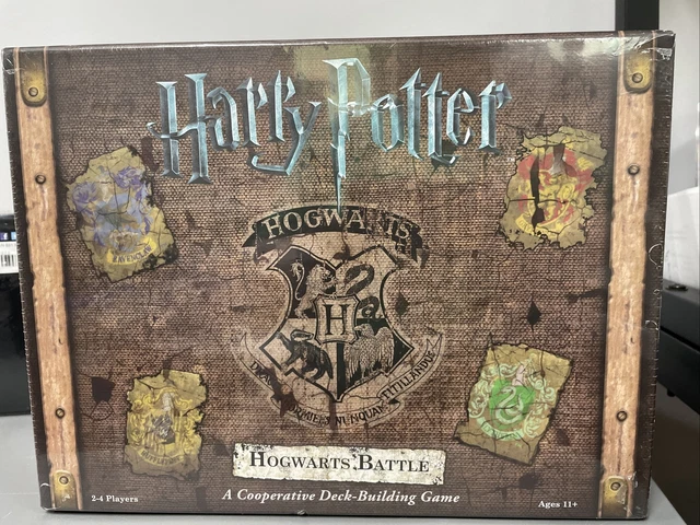 HARRY POTTER HOGWARTS Battle Deck Building Card Board Game Cooperative ...