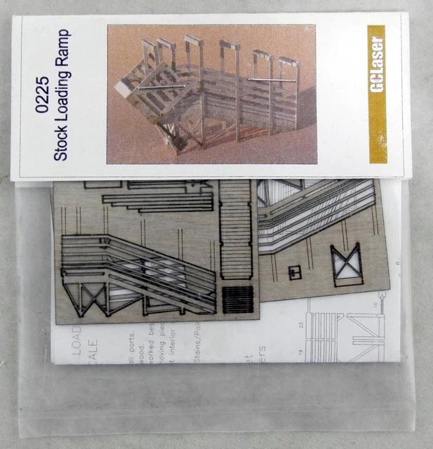 N SCALE STOCK Loading Ramp Laser-Cut Wooden Kit - GCLaser #0225 $9.00 ...